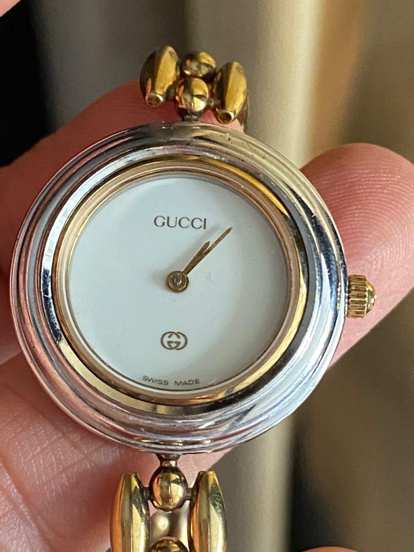 Authentic Gucci Rice Link Changeable Bezels Quartz, Luxury, Watches on ...