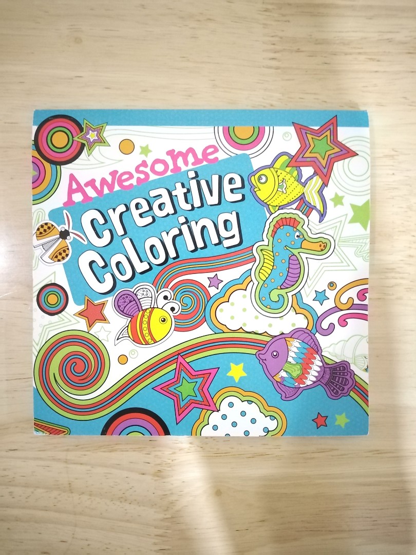 Awesome Creative Coloring Book, Hobbies & Toys, Books & Magazines ...