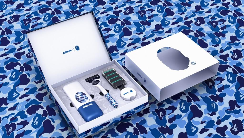 Bape x Gillette Limited Edition Razor (Special Set), Beauty & Personal ...