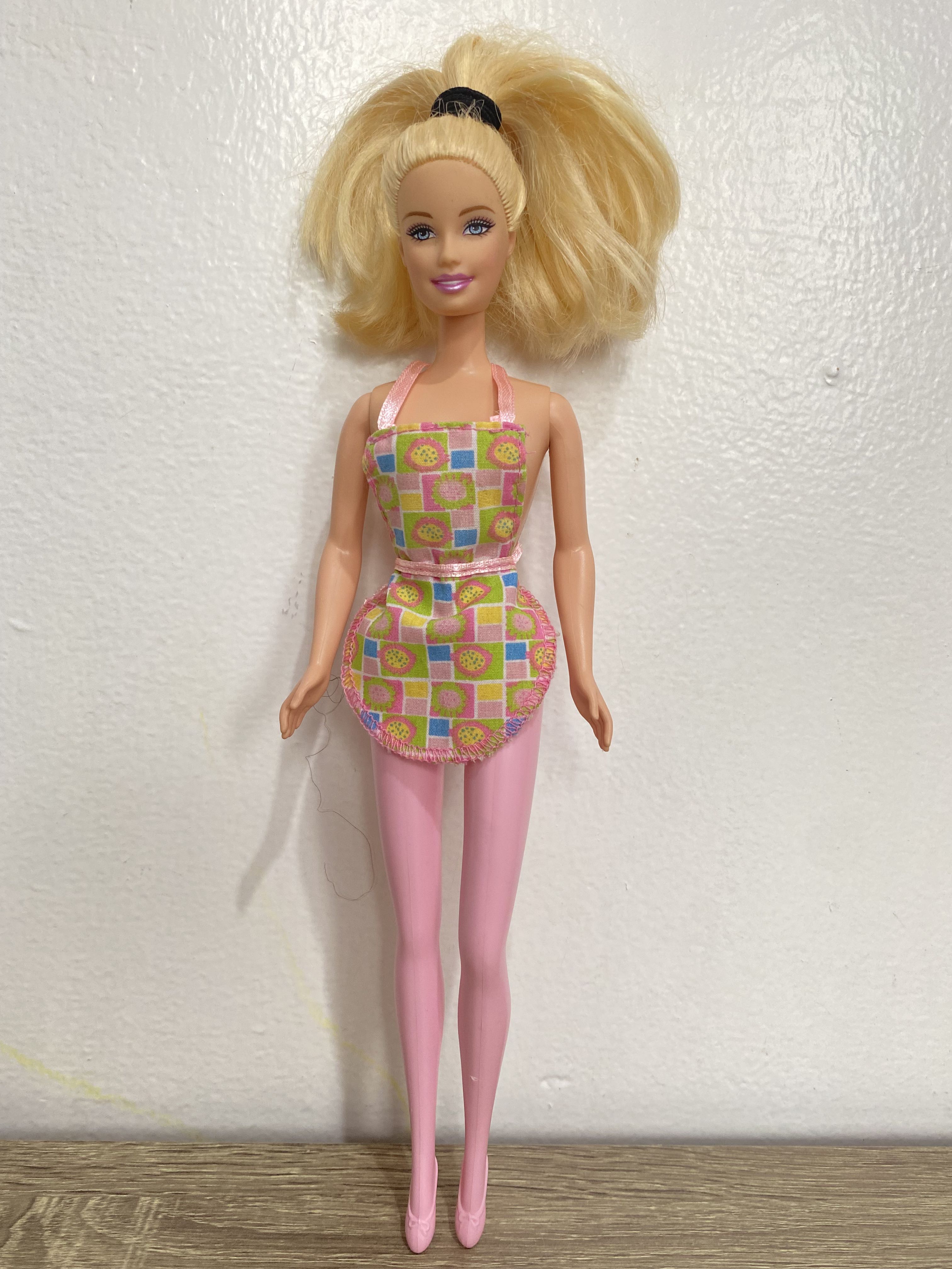 Barbie with apron, Hobbies & Toys, Toys & Games on Carousell