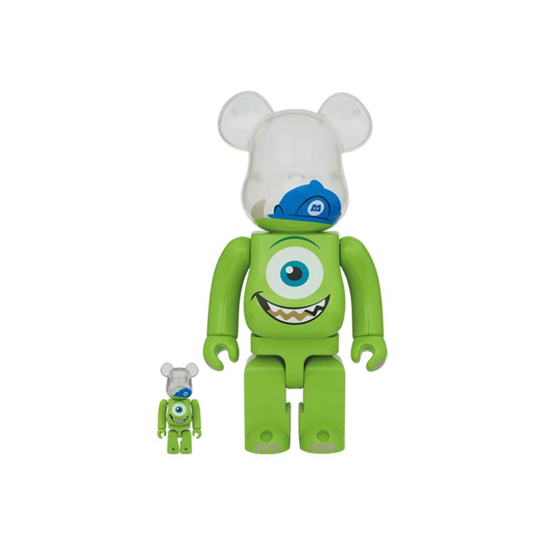 Bearbrick x Disney Pixar Monsters, Inc. Mike 400% + 100%, Hobbies ...