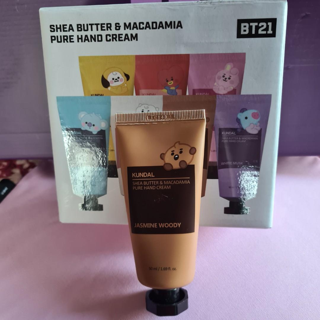 BT21 x Kundal Shea Butter and Macadamia Pure Hand Cream, Hobbies & Toys ...