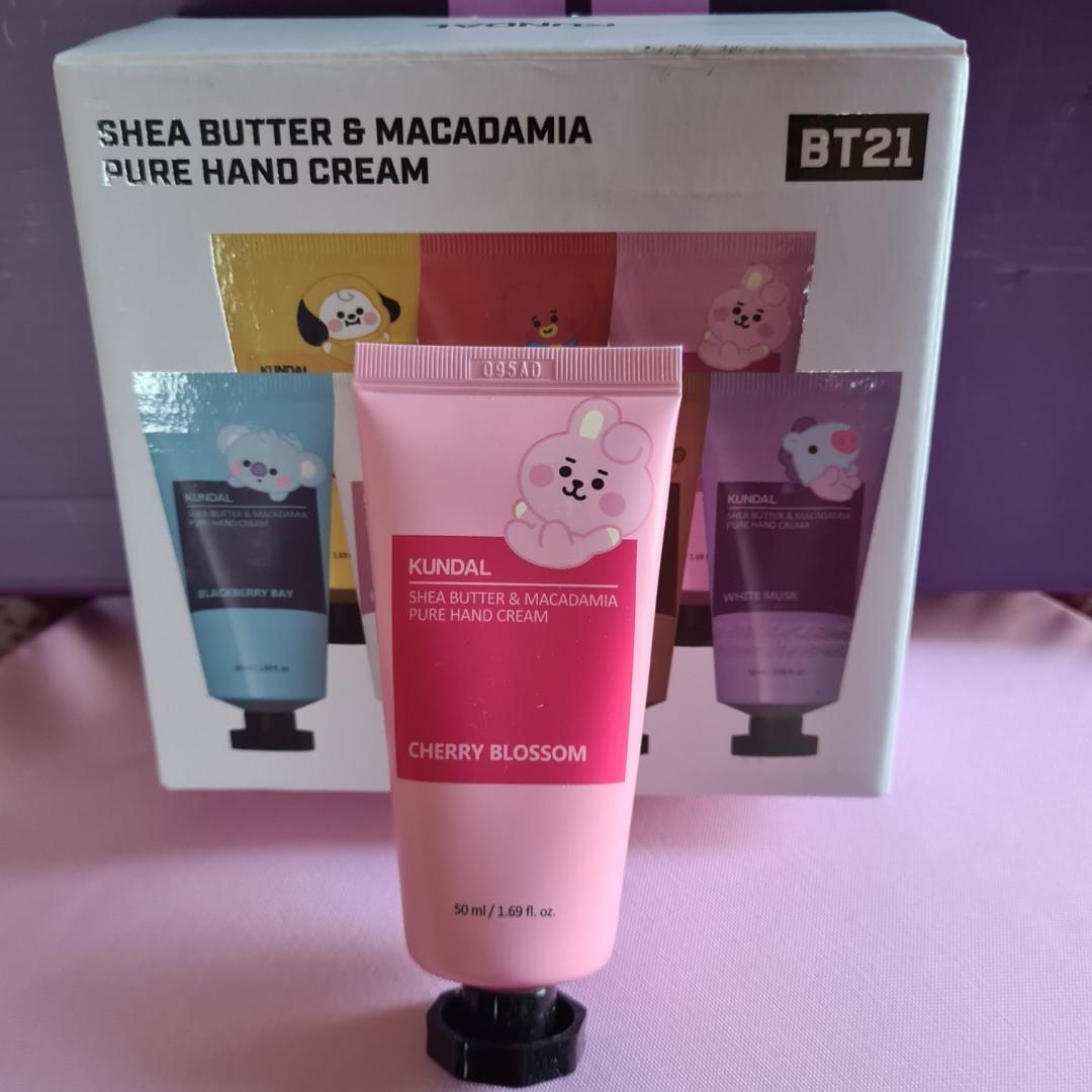 BT21 x Kundal Shea Butter and Macadamia Pure Hand Cream, Hobbies & Toys ...