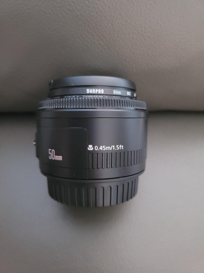 Canon lens EF 50mm Macro 1:1.8, Photography, Lens & Kits on Carousell