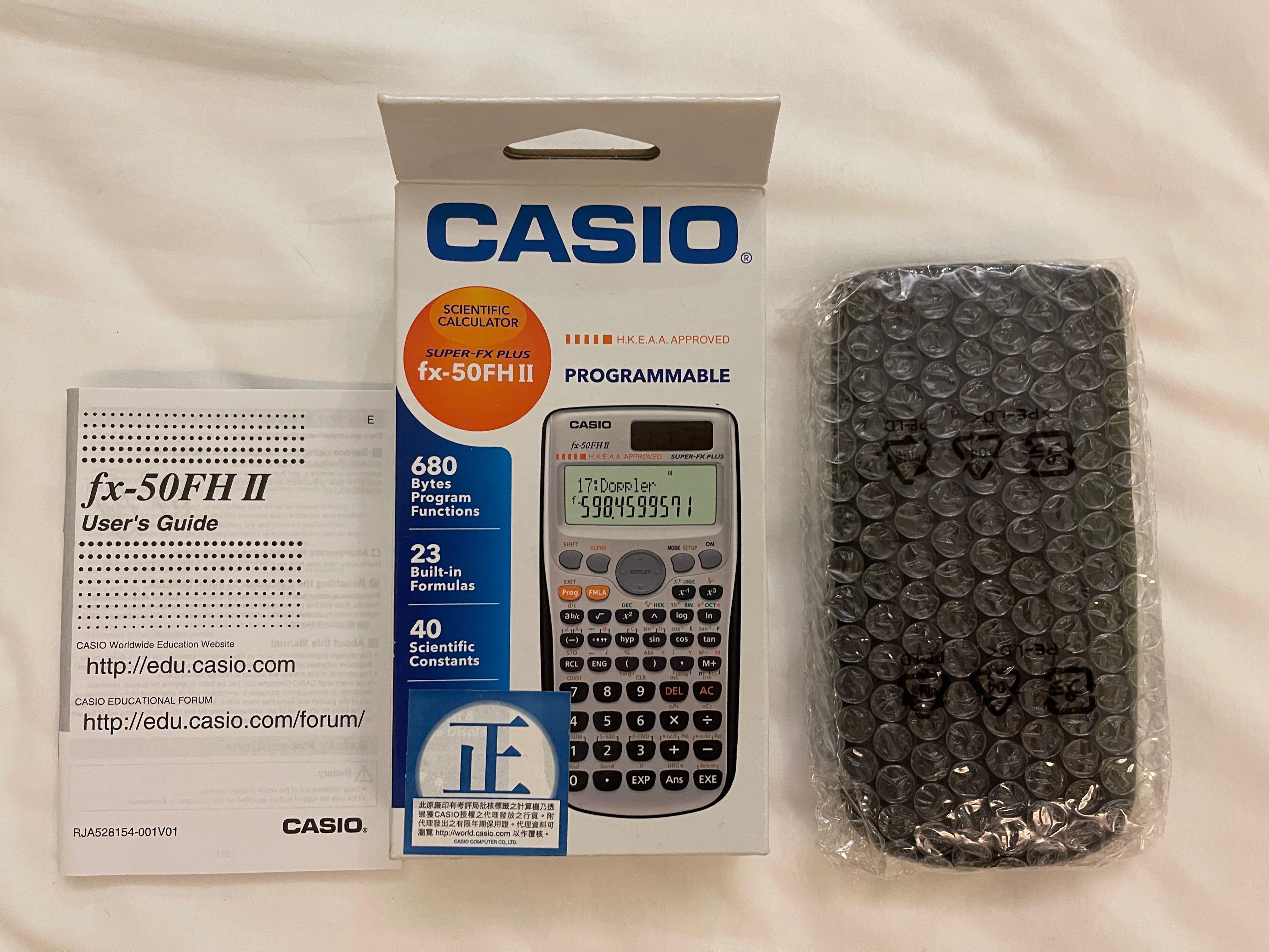 CASIO fx-50FH II 計算機, 汽車配件, 電子配件 - Carousell