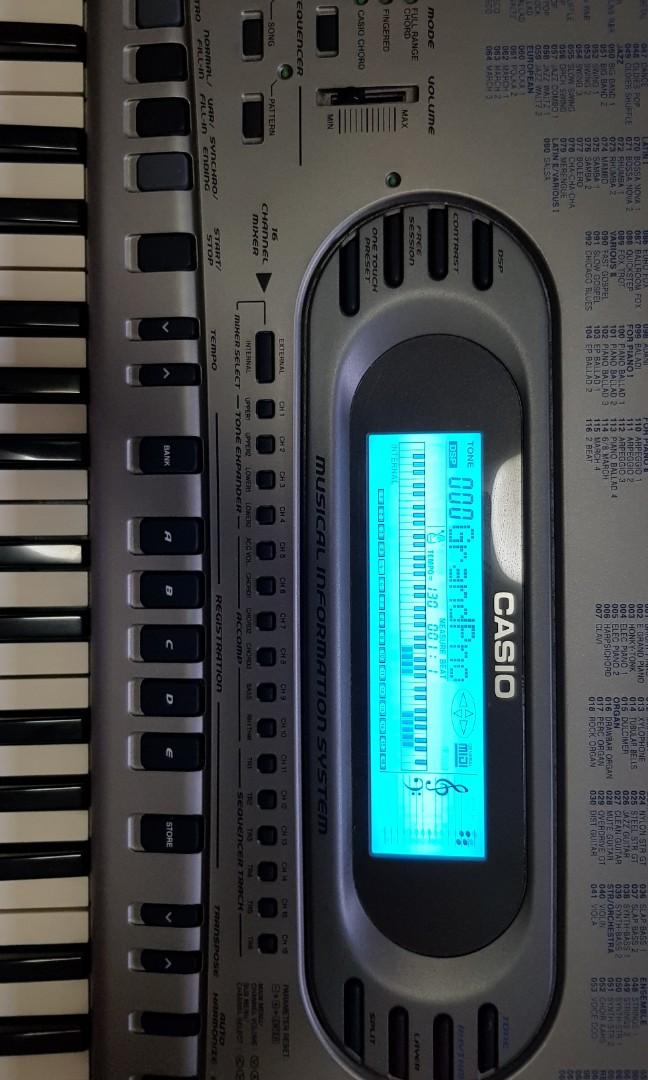 Casio Midi Keyboard, Hobbies & Toys, Music & Media, Musical Instruments ...