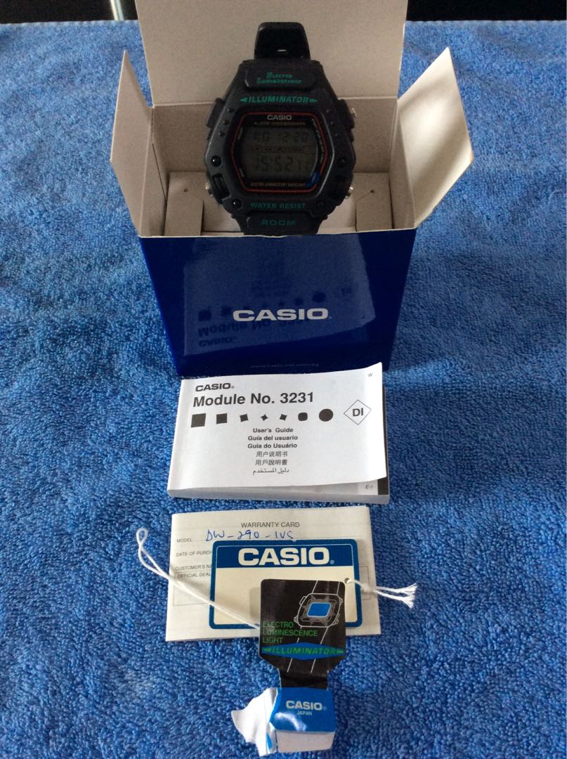 Casio Watch DW-290-1V. As seen in the Mission Impossible movie (1996 ...