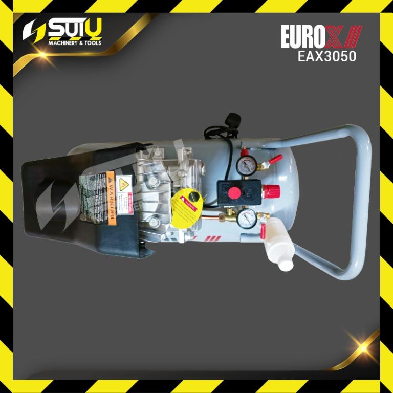 [READY STOCK, ORIGINAL, MALAYSIA SPEC] EUROX EAX3050 / EAW3050 50L 3.0HP Direct Driven Air ...