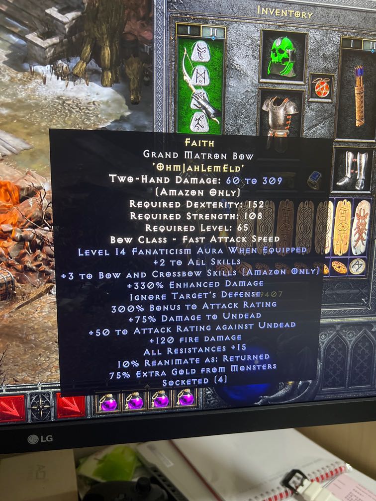 FAITH GMB -D2r, Video Gaming, Video Games, Others on Carousell