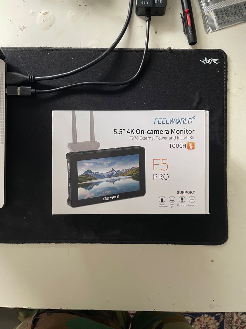 Feelworld F5 Pro 5’5” 4K On-Camera Monitor, Photography, Photography ...