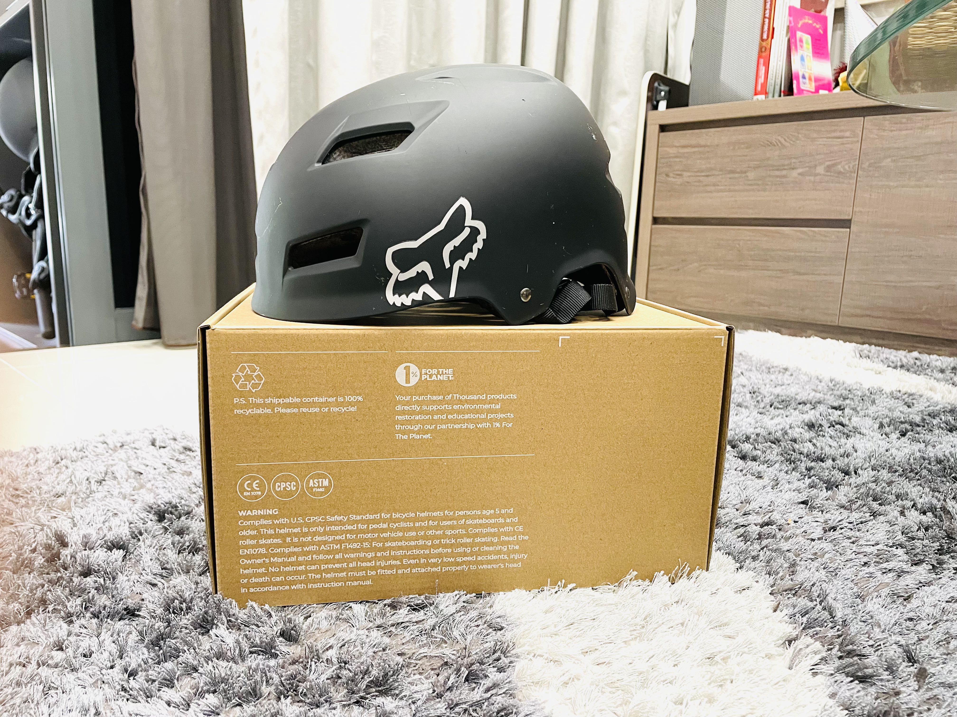 Fox helmet, Sports Equipment, Bicycles & Parts, Parts & Accessories on ...