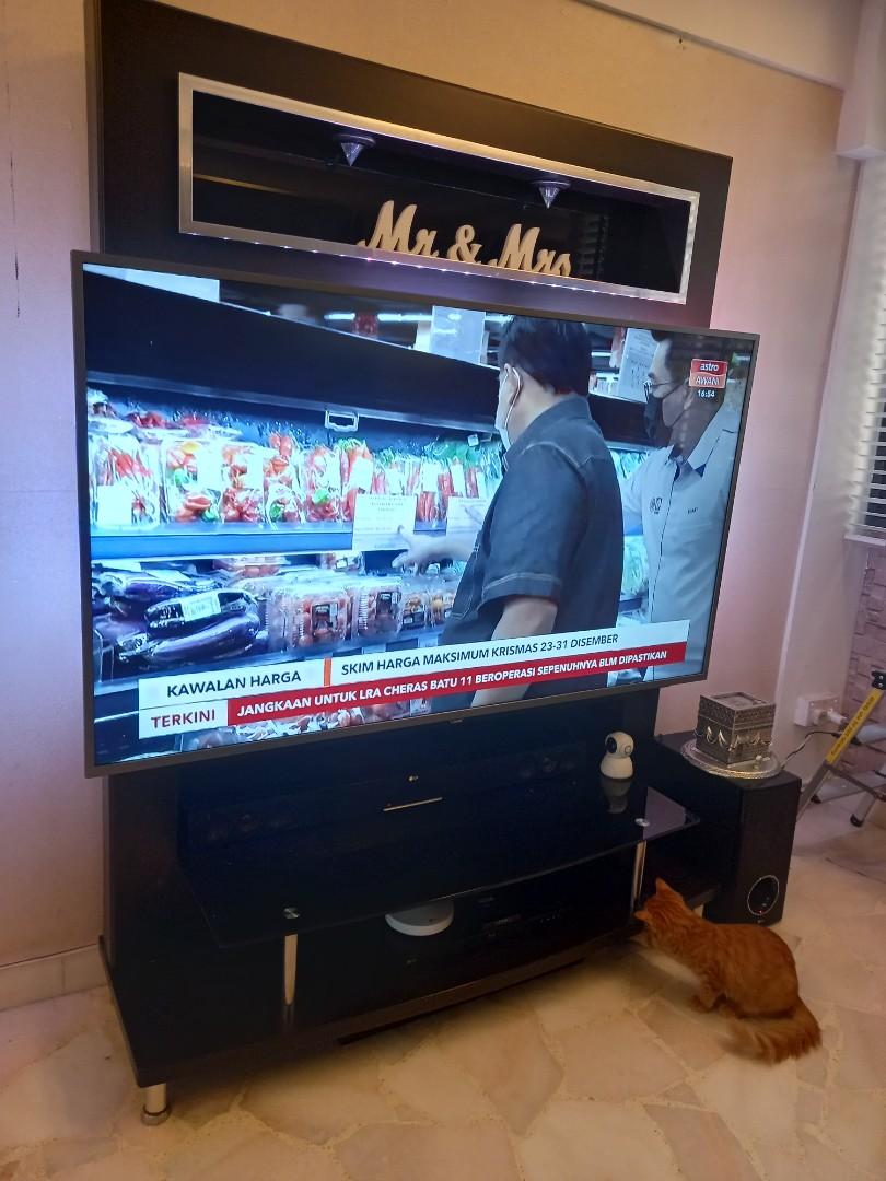 Full set wall tv console, Furniture & Home Living, Furniture, TV ...
