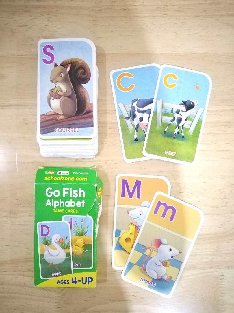 Go Fish Alphabet Game Cards for Kids, Hobbies & Toys, Toys & Games on ...