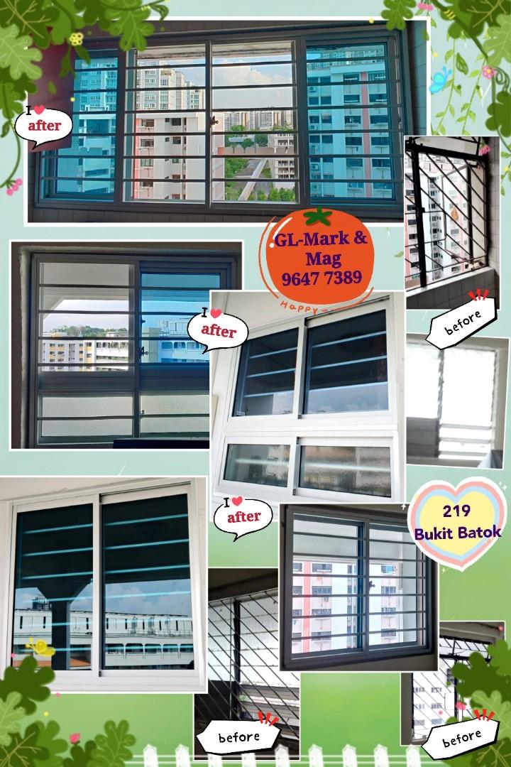 HDB Window,HDB Aluminium Grille, BTO grille, BTO window, Home Services ...