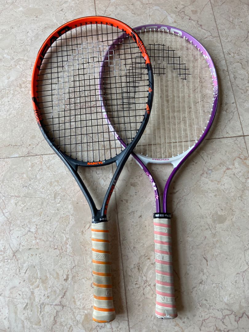 Head tennis racket 25”, Sports Equipment, Sports & Games, Racket & Ball ...