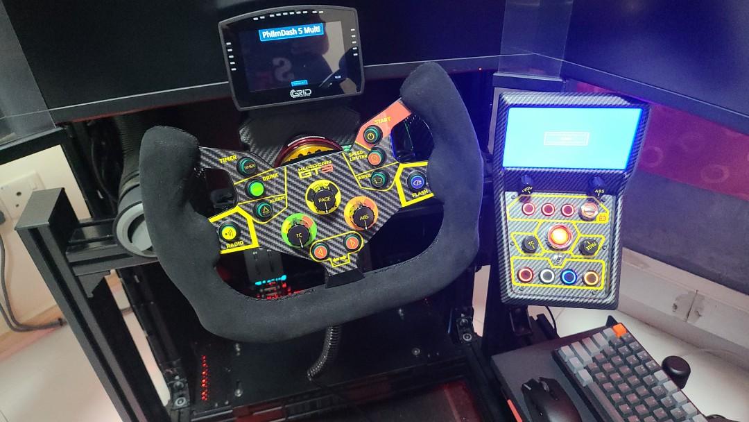 Lambo Huracan Sim Racing Wheel (Rosso Sim Racing), Video Gaming, Gaming ...