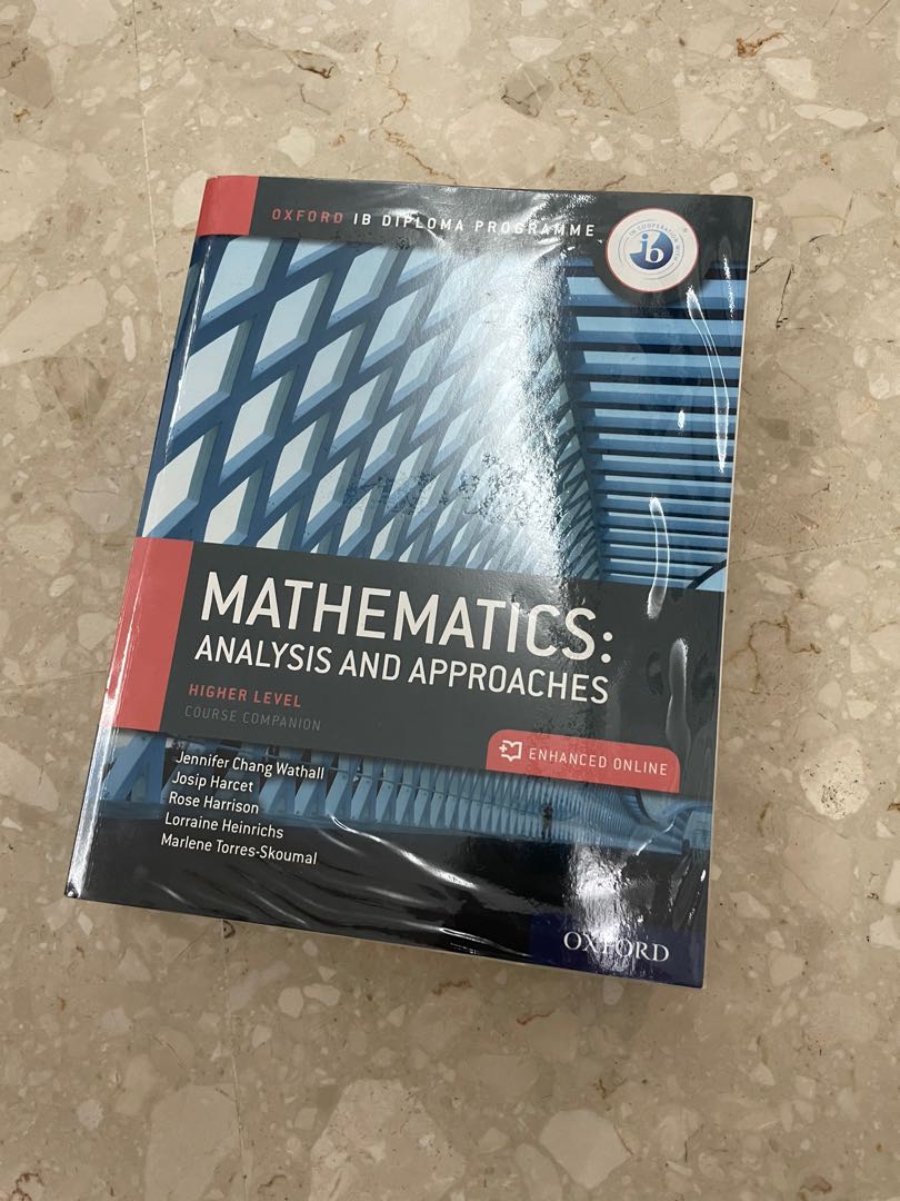 IB Math HL Analysis and Approaches textbook, Hobbies & Toys, Books ...