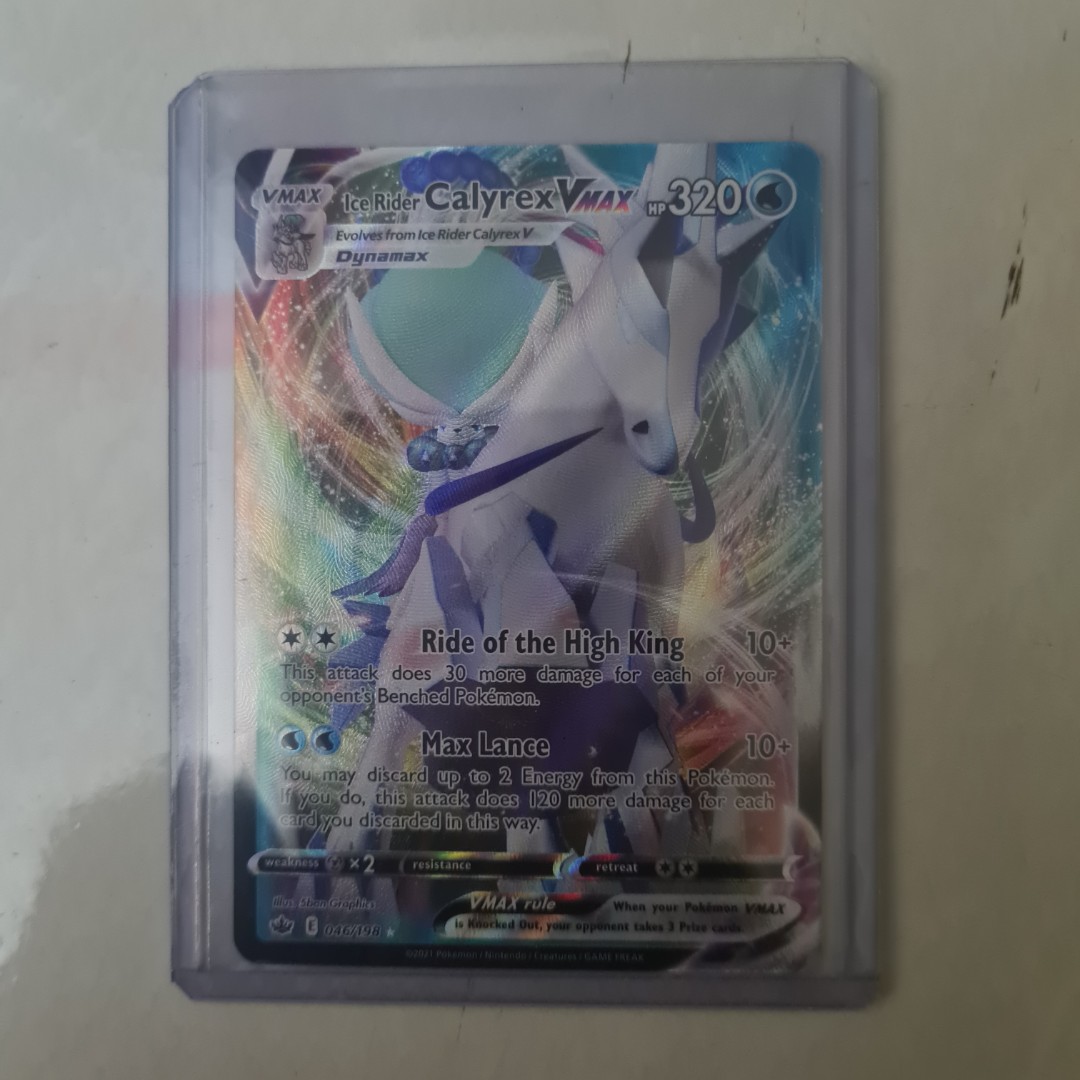 Ice ryder calyrex vmax ultra rare, Hobbies & Toys, Memorabilia ...