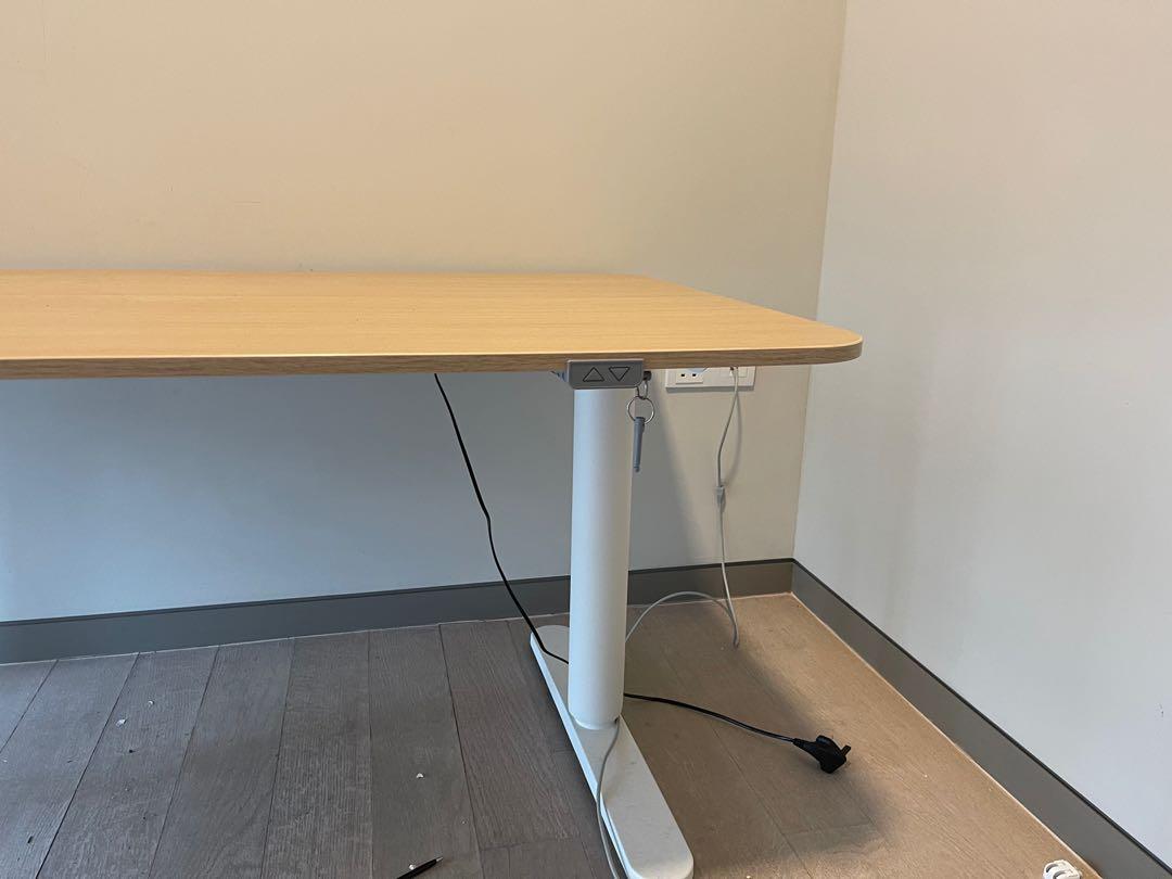 Ikea Bekant Standing/Sitting Desk, Furniture & Home Living, Furniture ...