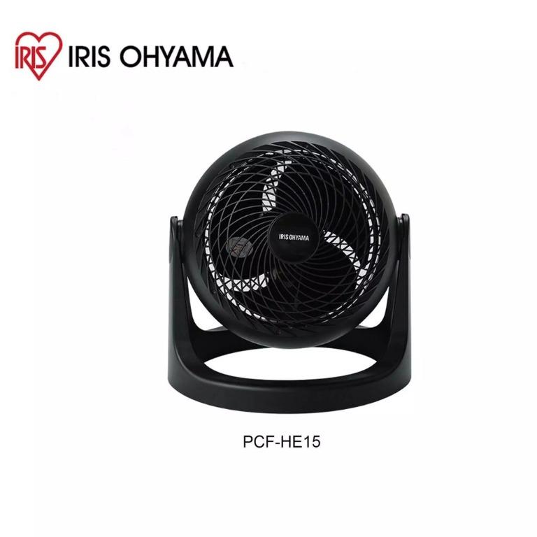 IRIS OHYAMA CIRCULATOR FAN - PCF-HE15, Black, 6" Circulator Fixed type /Gadgets & IT, Furniture ...