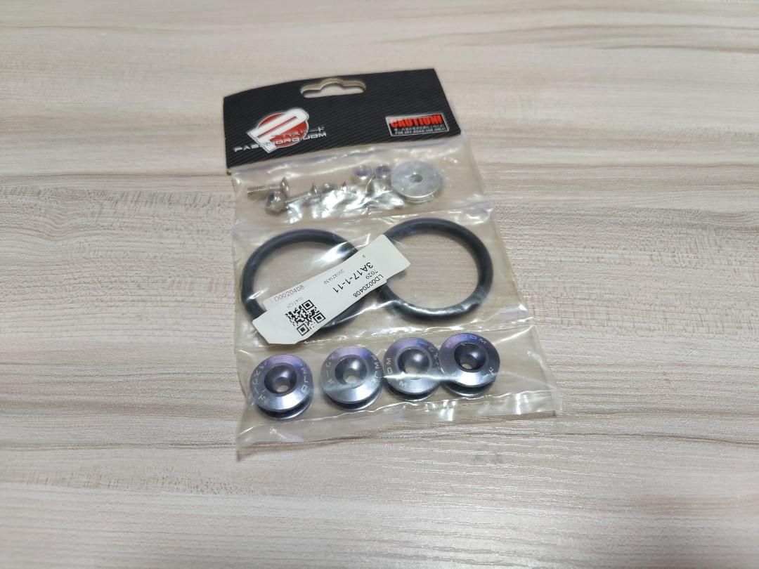JDM PWD Racing Titanium Grey Bumper Quick Release, Car Accessories ...
