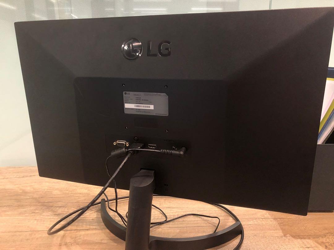 LG 24” Full HD IPS Monitor (set, with stand), Computers & Tech ...