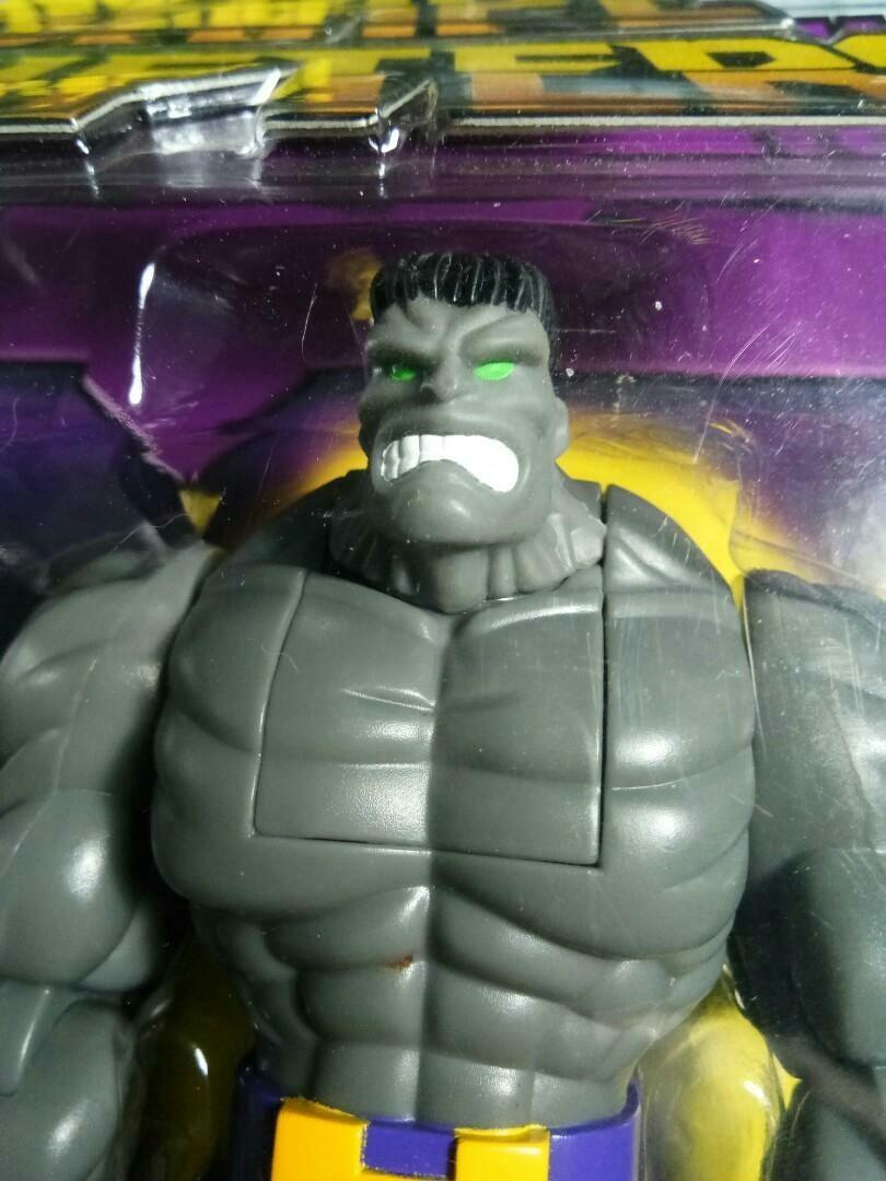 Marvel Shape Shifters Grey Hulk Transforms into Dino Beast 1999 Toybiz ...
