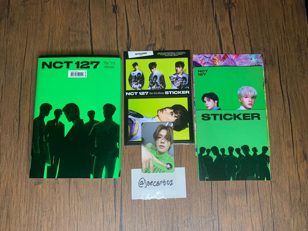 NCT 127 Sticker (Sticky Ver.) Unsealed with complete inclusions (Yuta ...