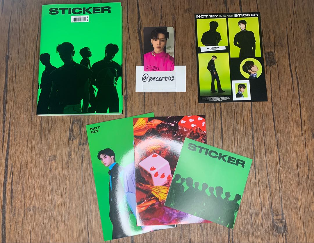 NCT 127 Sticker (Sticky Ver.) Unsealed with complete inclusions ...