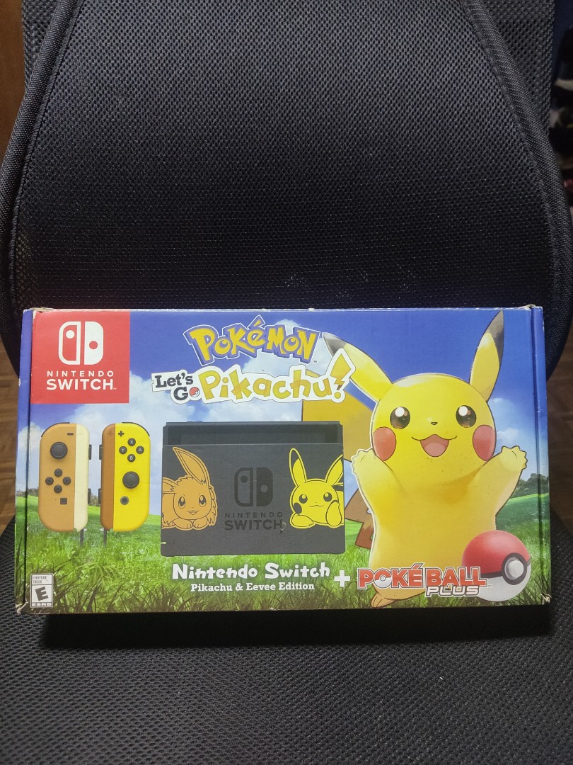 Nintendo switch pikachu edition almost new, Video Gaming, Video Game ...