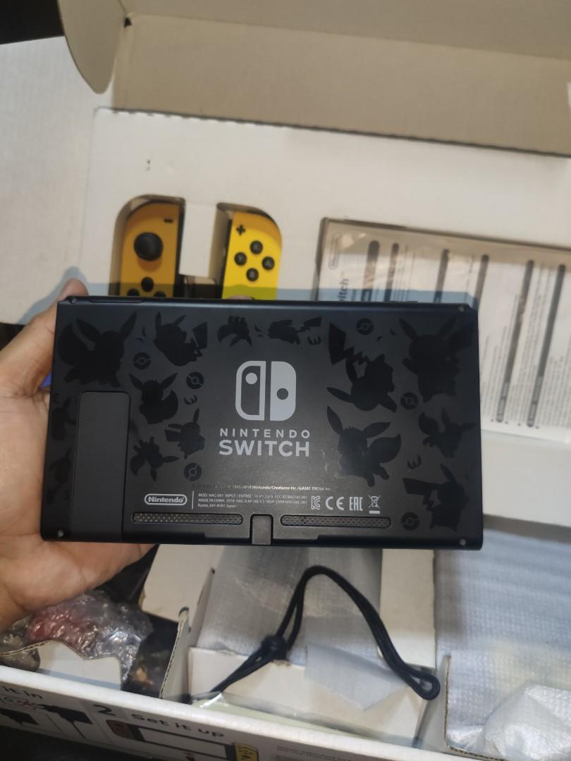 Nintendo switch pikachu edition almost new, Video Gaming, Video Game ...