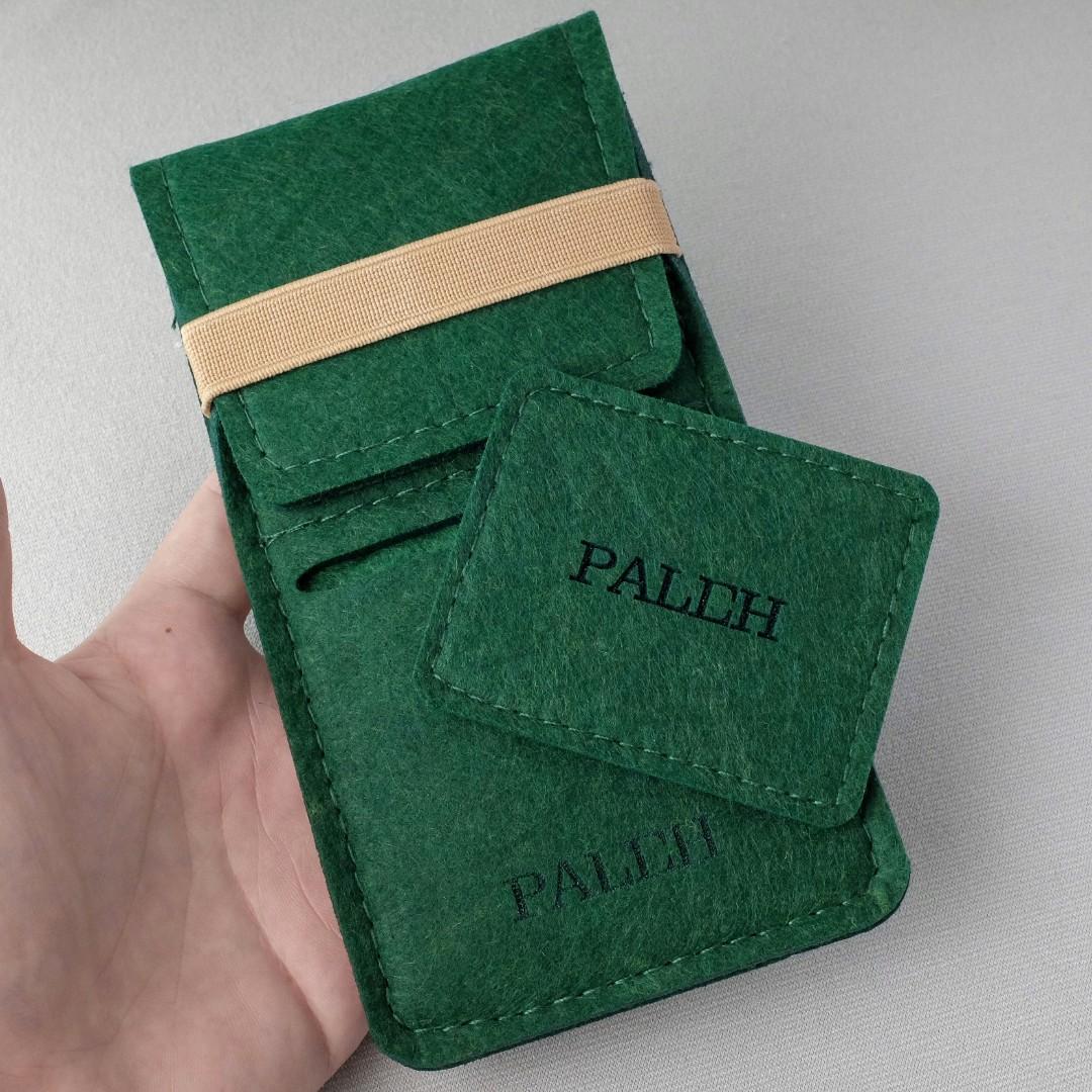 Paleh British Racing Green Felt Watch Pouch, Luxury, Watches on Carousell