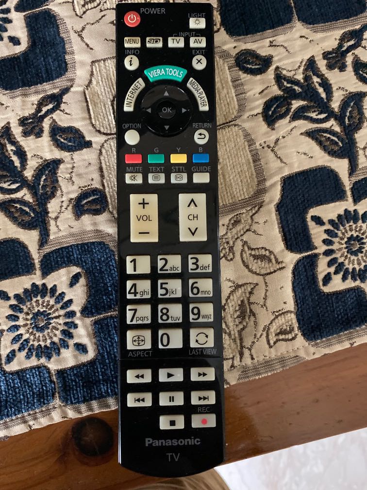 Panasonic Viera remote control, TV & Home Appliances, TV ...