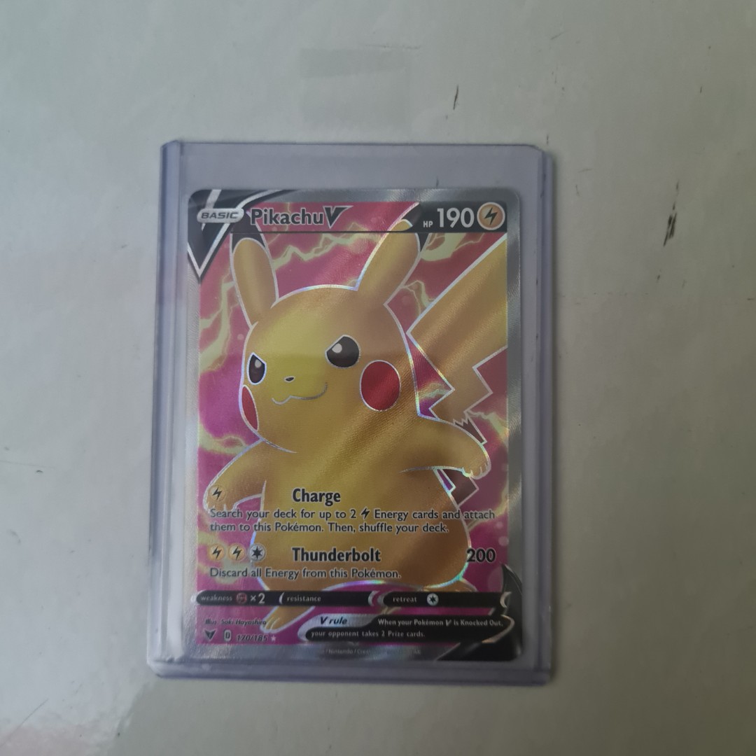 Pikachu V full art ultra rare, Hobbies & Toys, Memorabilia ...
