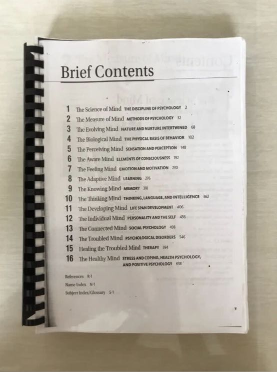 PL1101E Discovering Psychology The Science of Mind 3e Textbook, Hobbies ...