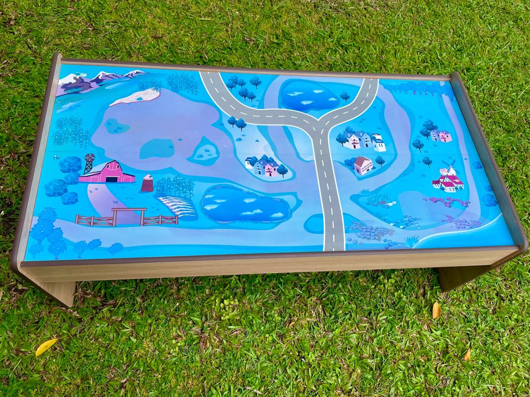 Play table for cars, farm animals in great condition, Hobbies & Toys ...