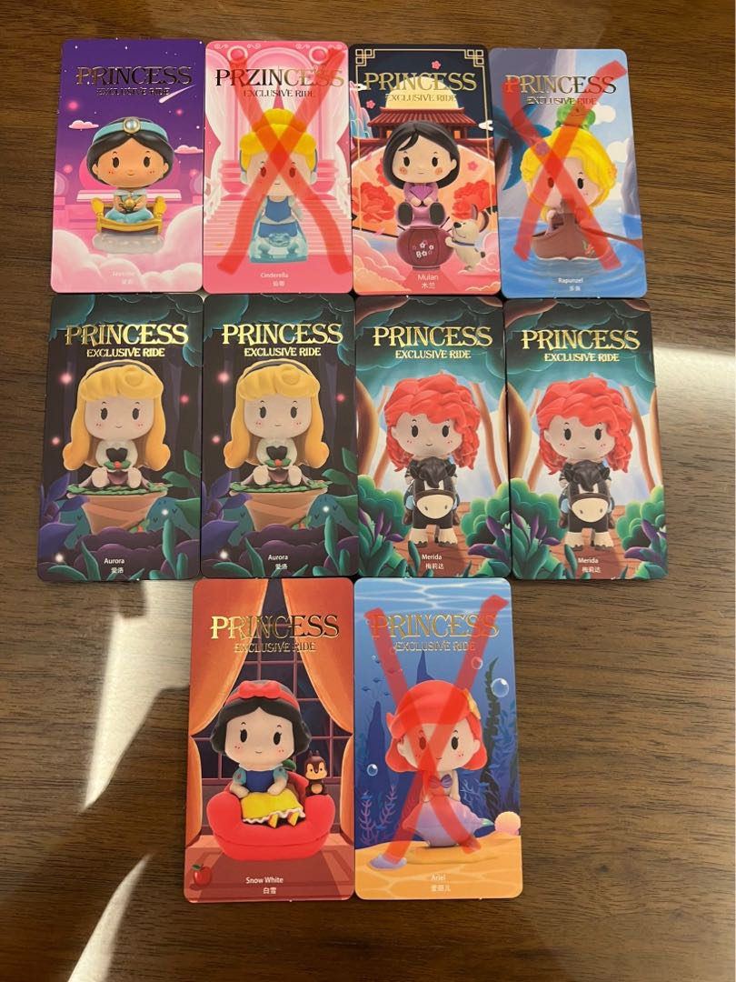 Popmart Disney Princess, Hobbies & Toys, Toys & Games on Carousell
