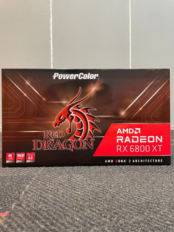 Powercolor Red Dragon AMD Radeon RX 6800 XT RX6800XT 16GB Local Ready ...