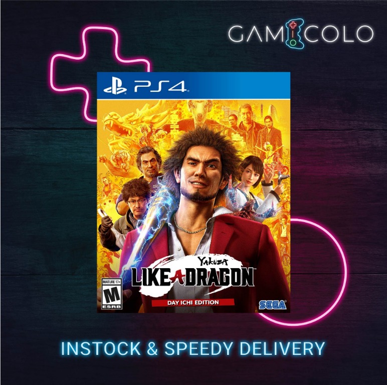Ps4 Yakuza Like A Dragon Day Ichi Steelbook Edition Video Gaming