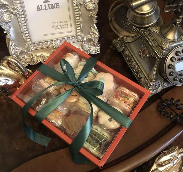 Ready Stock 5 pieces Cookie Box in Red color boxes for Macaroons Box ...