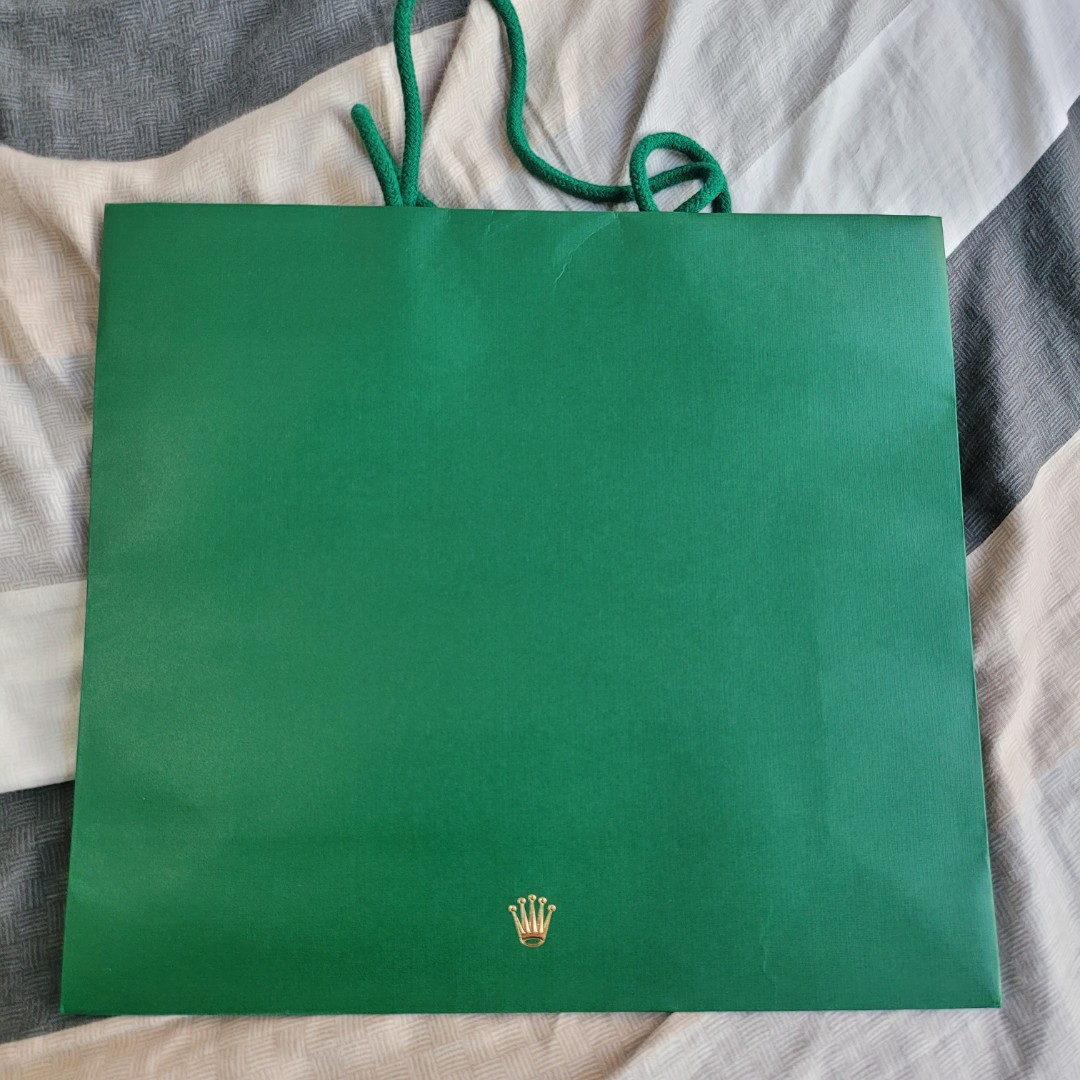 Rolex Paper Bag, Luxury, Watches on Carousell