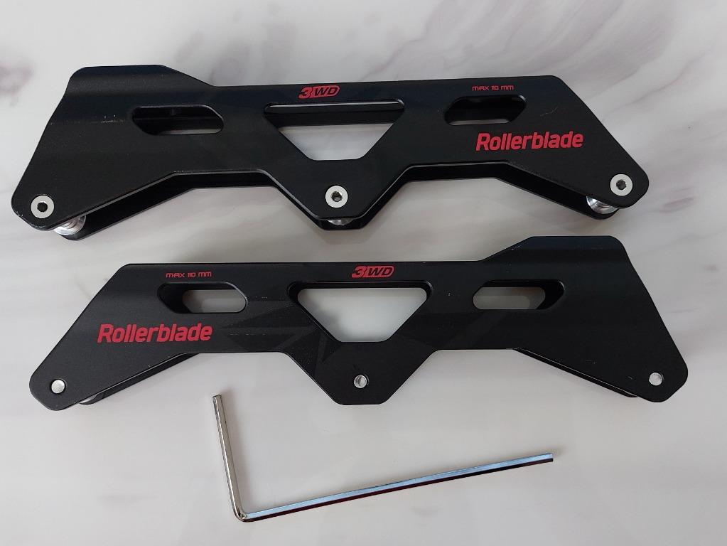 Rollerblade 255mm 3WD Inline Skate Frame (max. 3x110mm setup), Sports ...