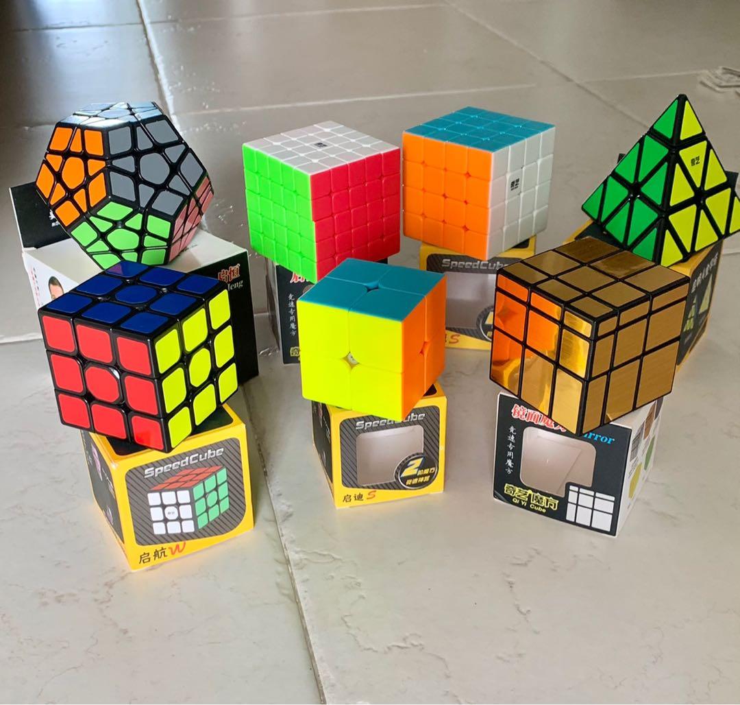 RUBIKS CUBE SET (WITH MANUAL AND DISPLAY STAND), Hobbies & Toys, Toys ...