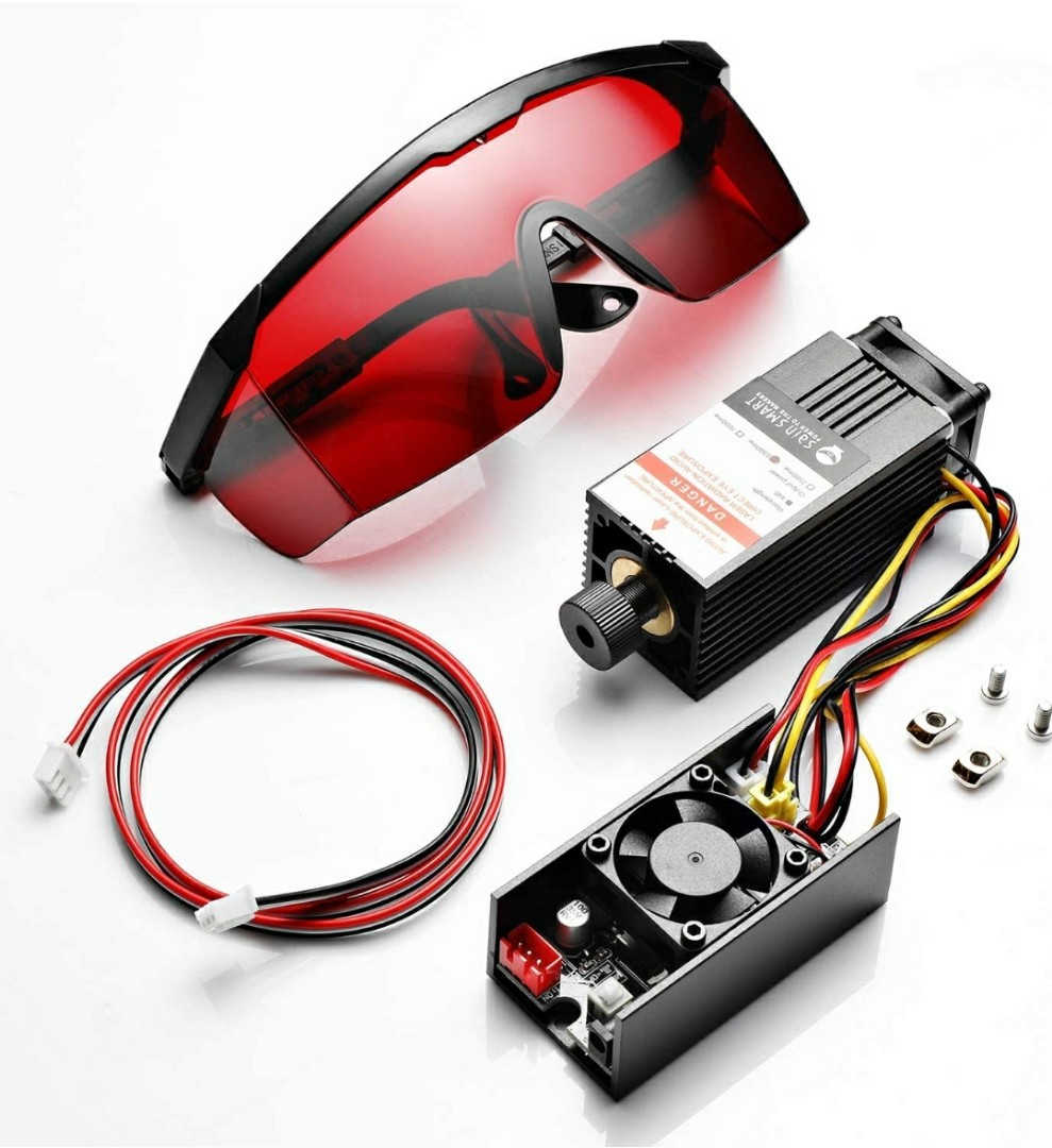 SainSmart 445nm/5.5W Blue Laser Module Kit for Genmitsu CNC Machine ...