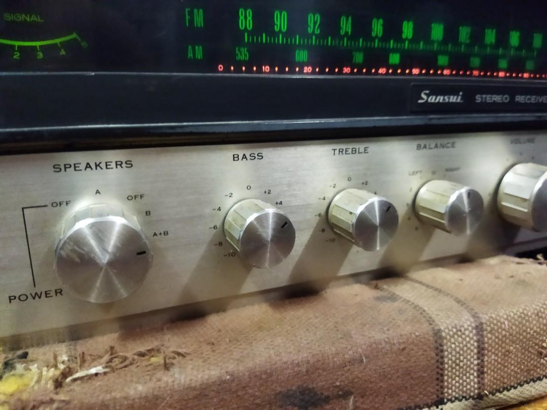 SANSUI Stereo Reciever Amplifier 441 For Sparepart, Audio, Portable ...