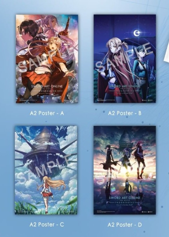 SAO A2 Posters - Sword Art Online Progressive Movie (Fan's Screening ...