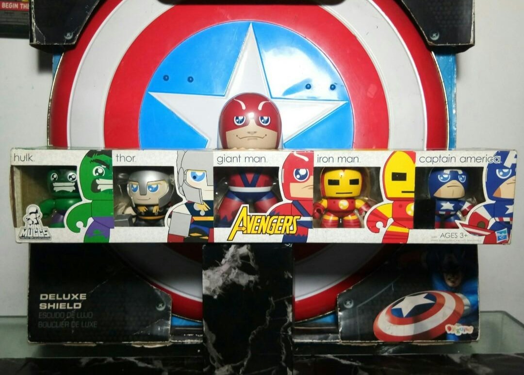 SDCC Hasbro Marvel Mighty Muggs The Avengers (Hulk, Thor, Giant Man ...