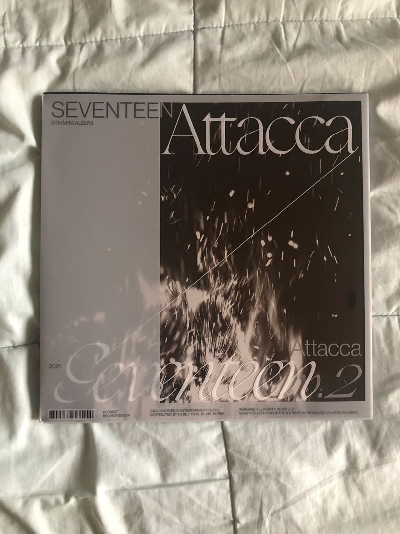 Seventeen Attacca Op 2 Album with Hip Hop Photobook, Hobbies & Toys ...