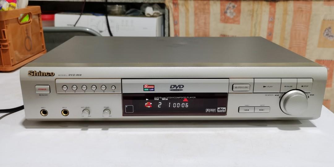 Shinco DVD/VCD/CD/MP3 卡拉ok PLAYER MODEL: DVD-868, 音響器材, 音樂播放裝置 MP3及CD ...