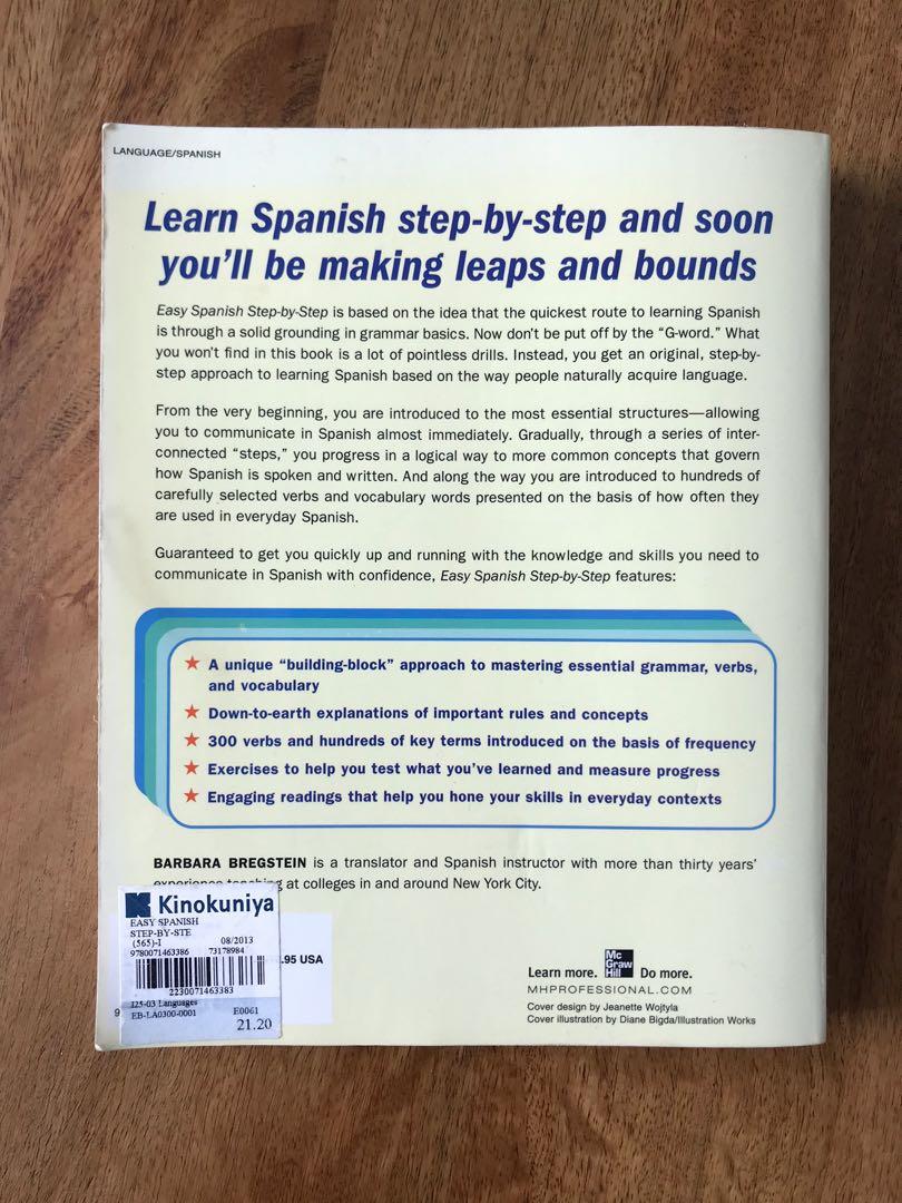 Easy Spanish Step-By-Step, Spanish Language Textbook, Spanish Learning ...